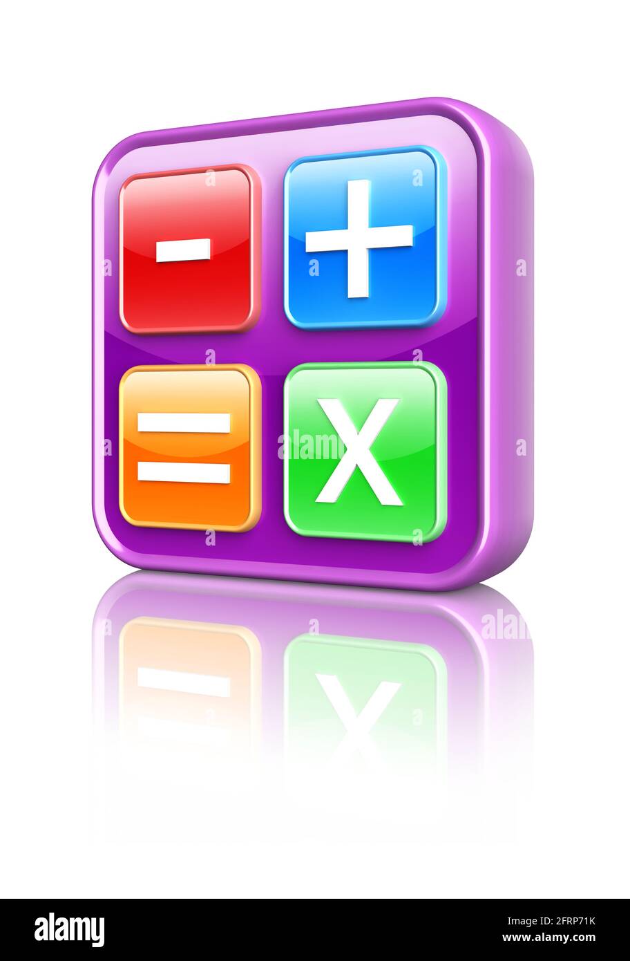 3d calculator icon hi-res stock photography and images - Alamy