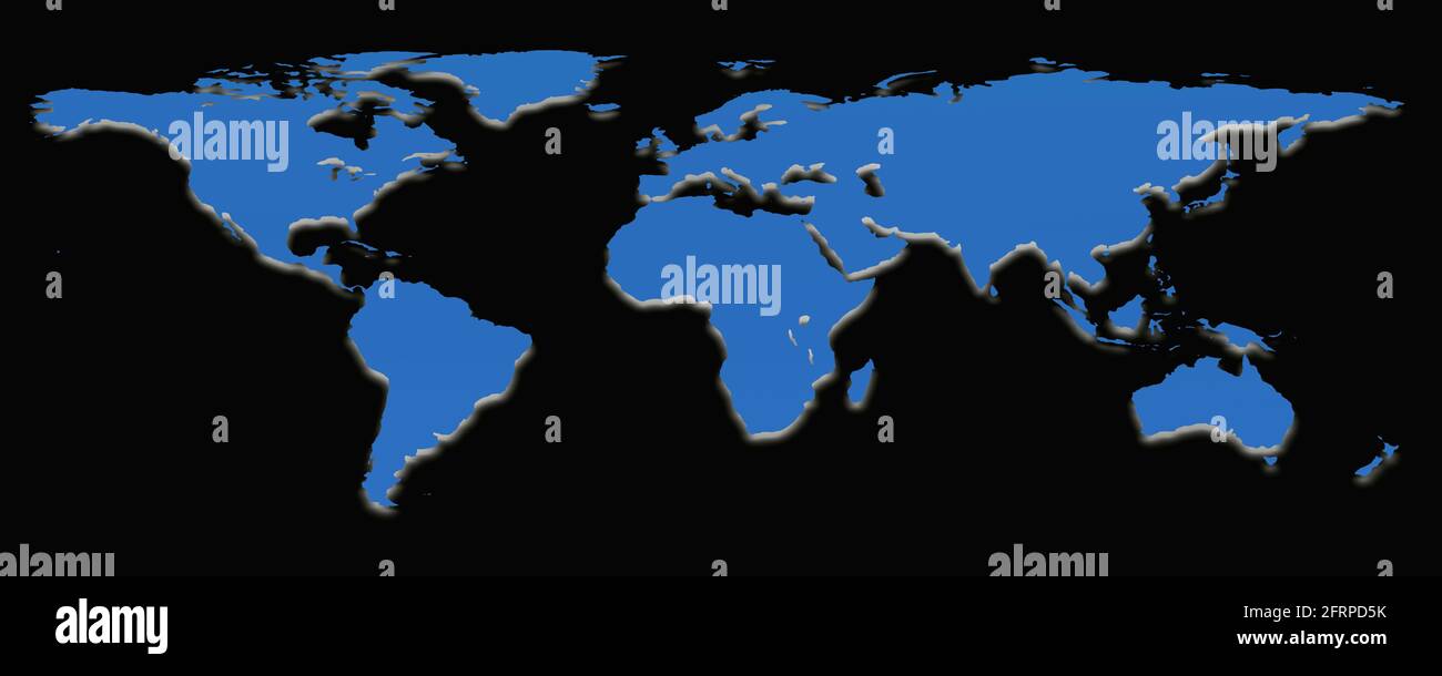 World map with countries atlas hi-res stock photography and images - Alamy