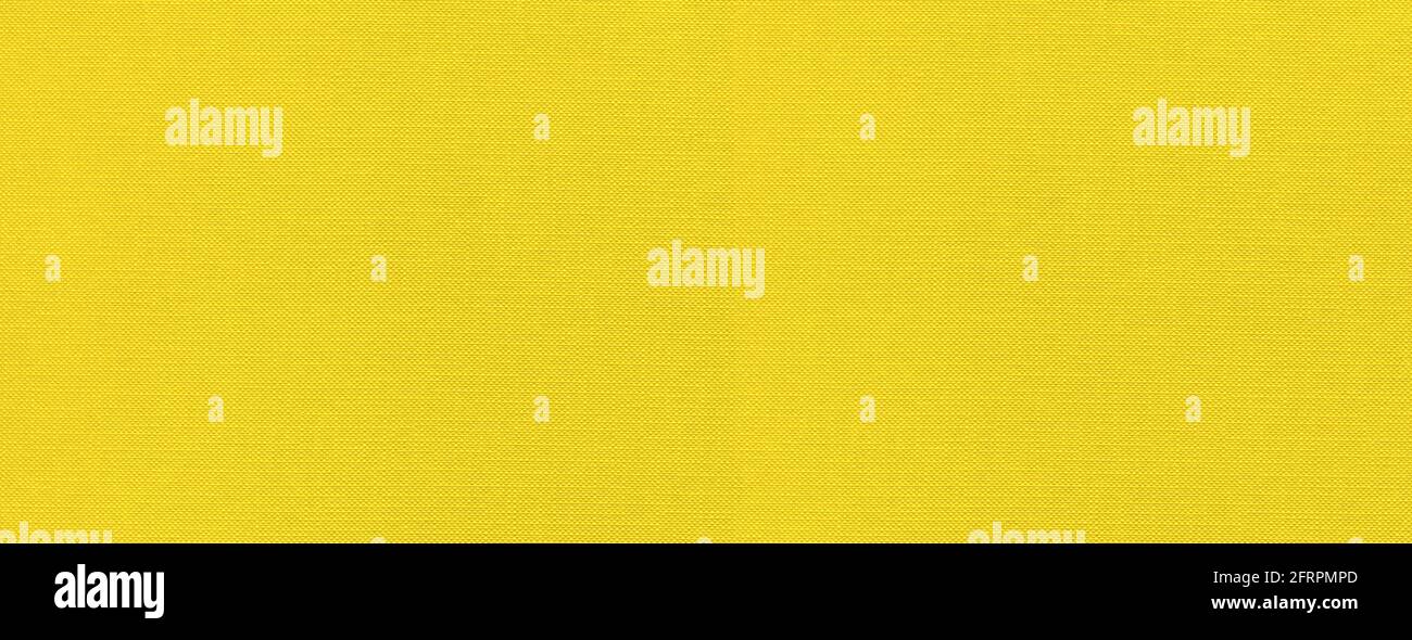 Yellow canvas texture background banner. Clean fabric wallpaper Stock ...
