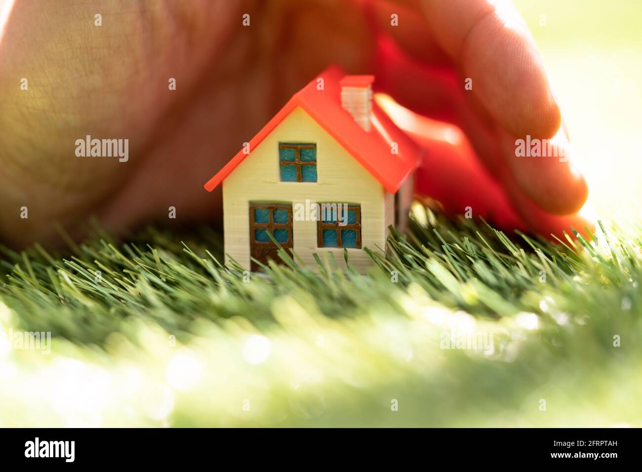 House Property Insurance. Personal Advisor. Green Business Stock Photo ...