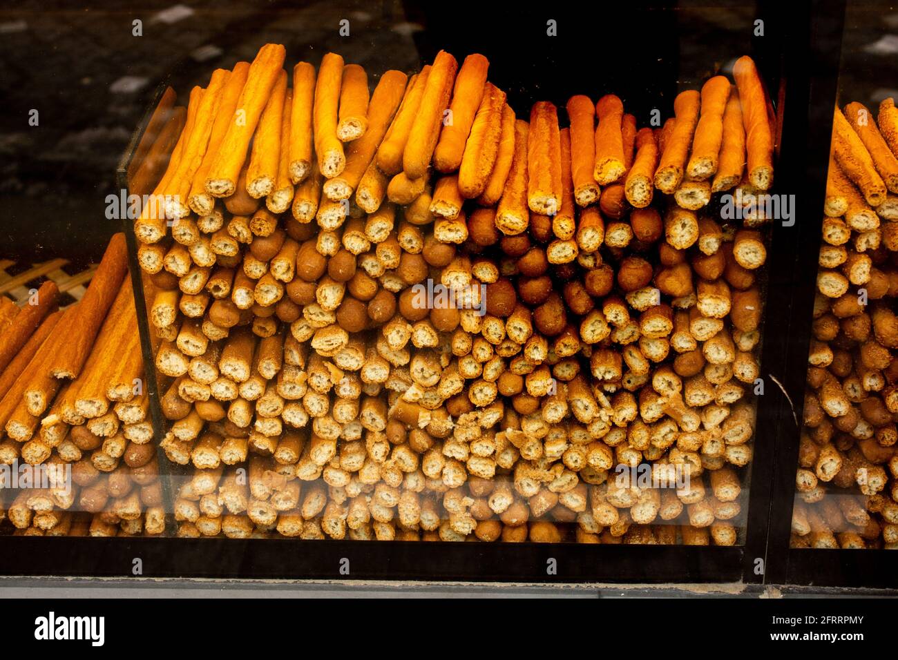 Stack of crispy sticks Stock Photo - Alamy