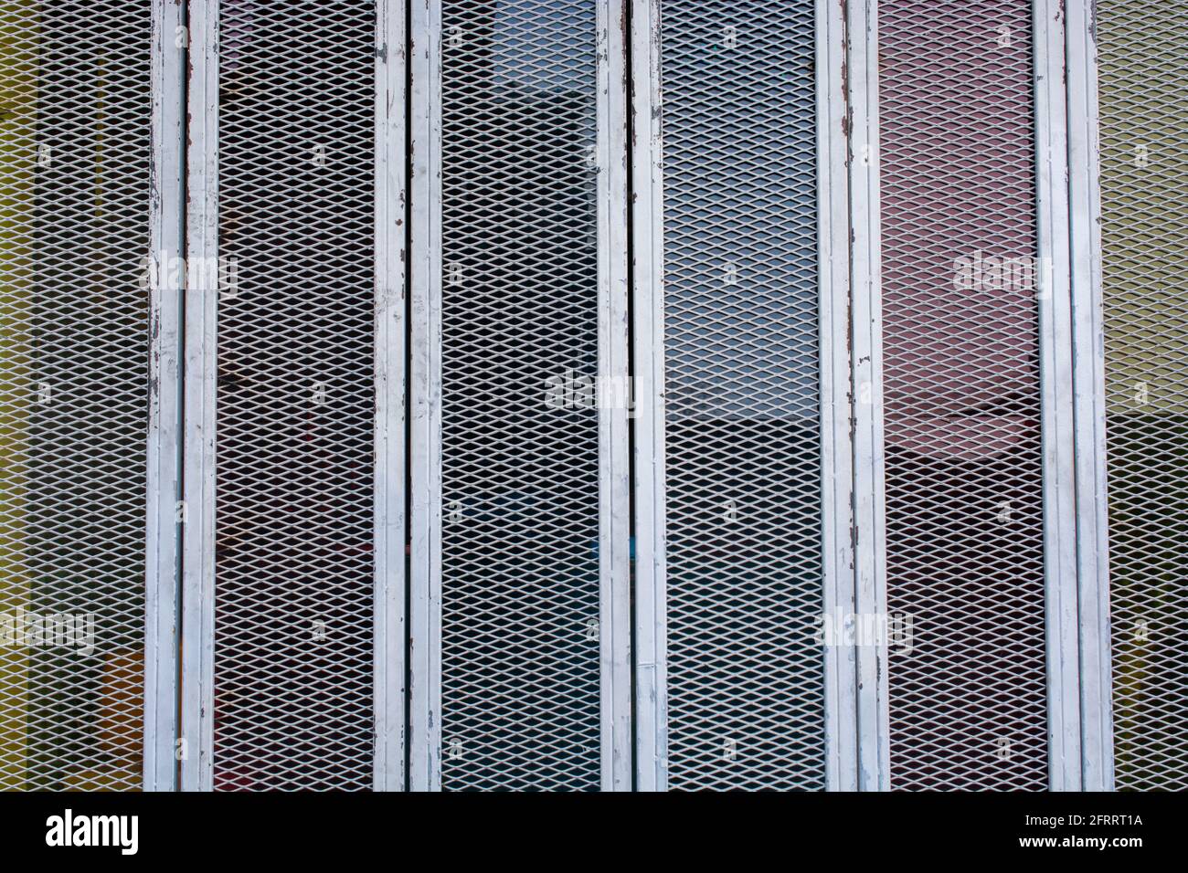 Closeup of perforated metal texture Stock Photo - Alamy