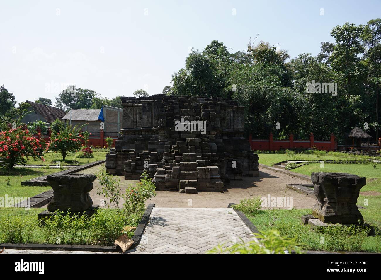 Kediri, East Java Indonesia - March 15th, 2021: Surowono temple in ...