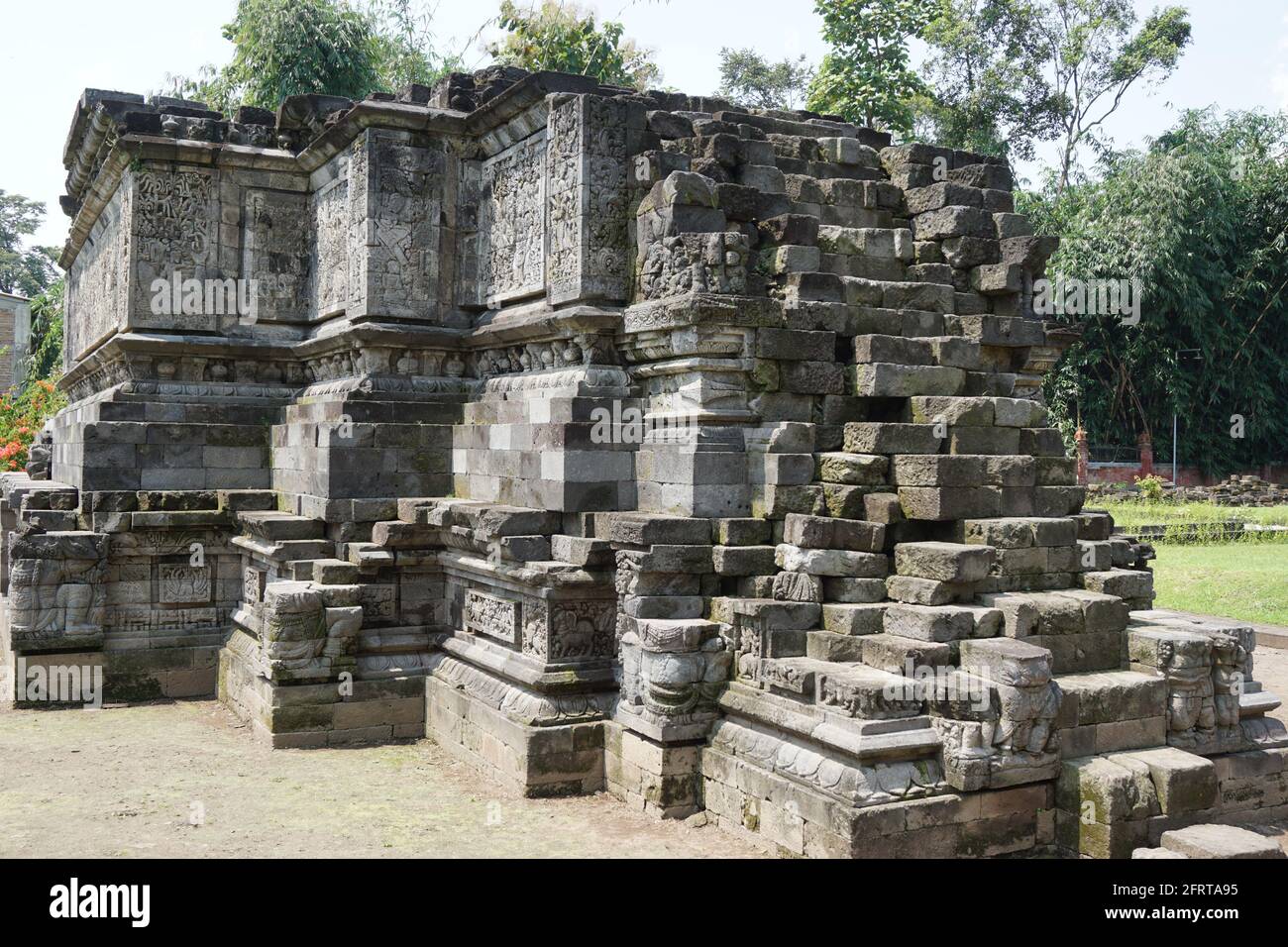 Kediri, East Java Indonesia - March 15th, 2021: Surowono temple in ...