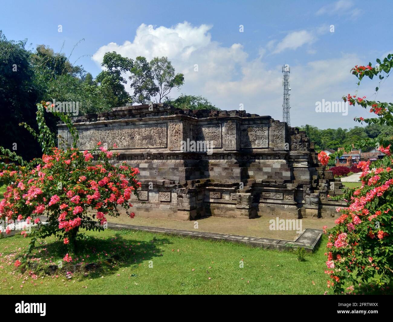 Kediri, East Java Indonesia - March 15th, 2021: Surowono temple in ...
