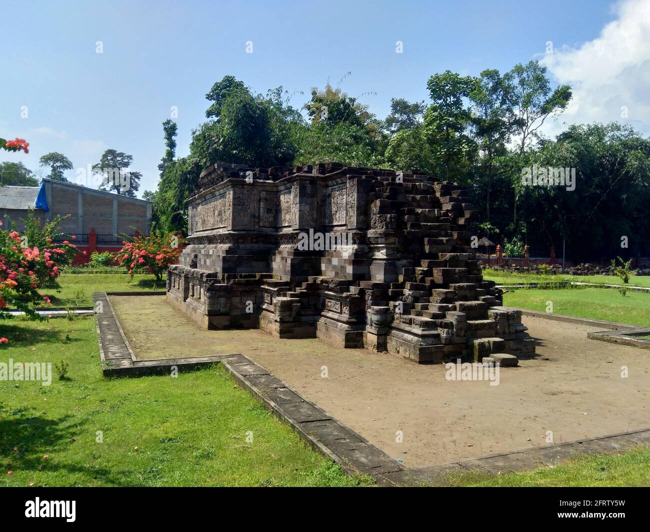 Kediri, East Java Indonesia - March 15th, 2021: Surowono temple in ...
