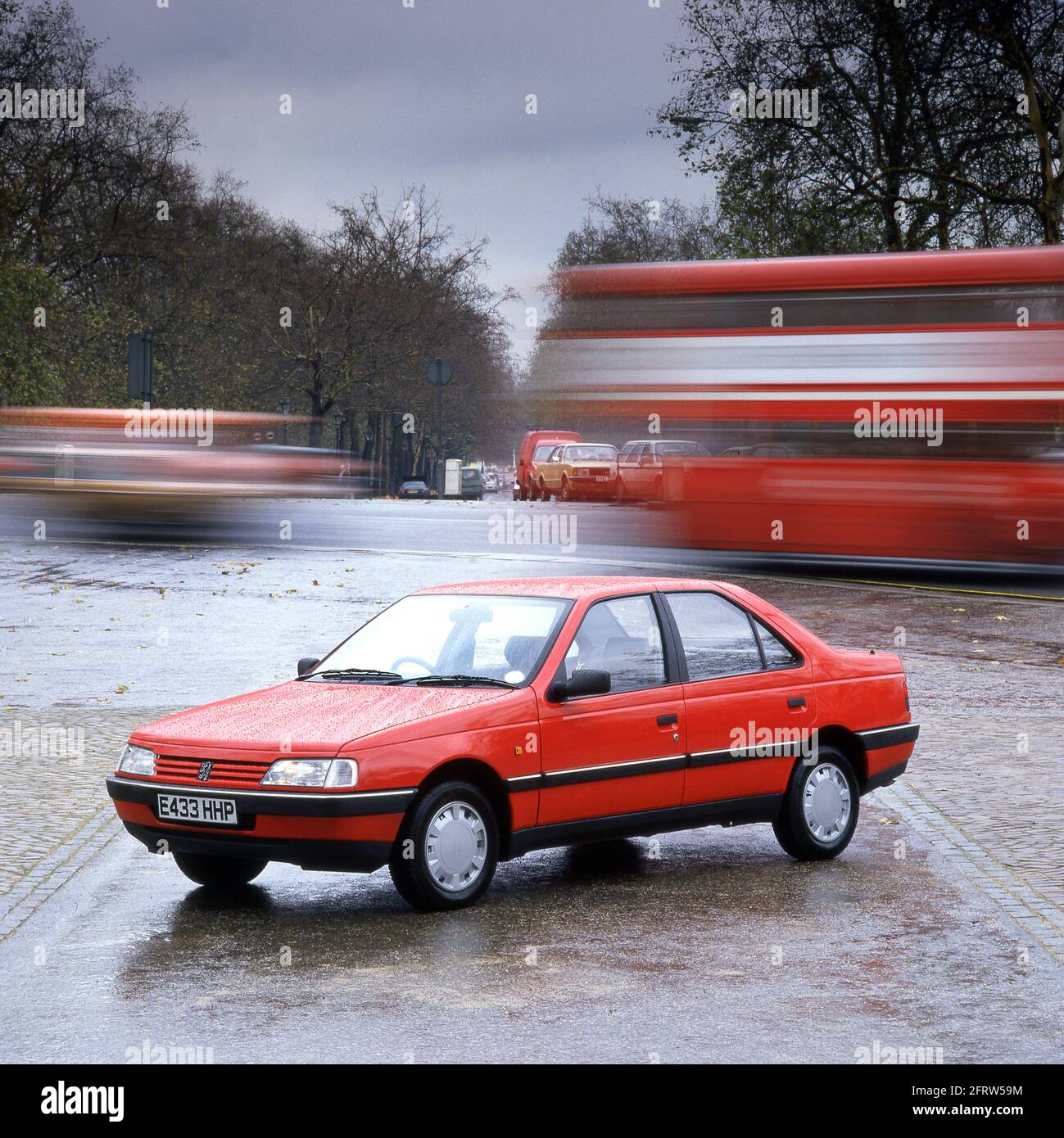 1988 Car of the Year. Peugeot 405 Stock Photo - Alamy