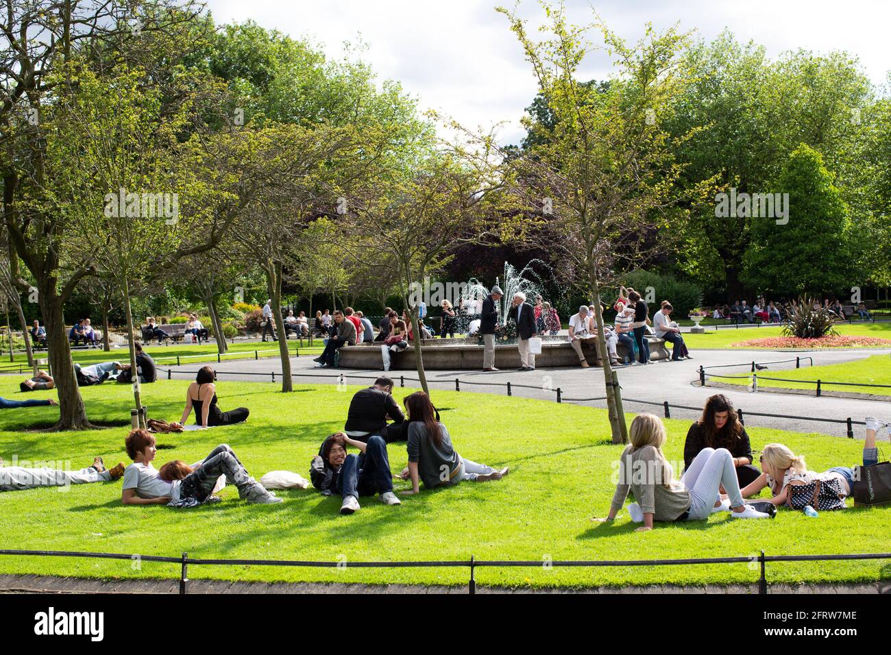 Merrion Square park, Dublin, Ireland Stock Photo - Alamy