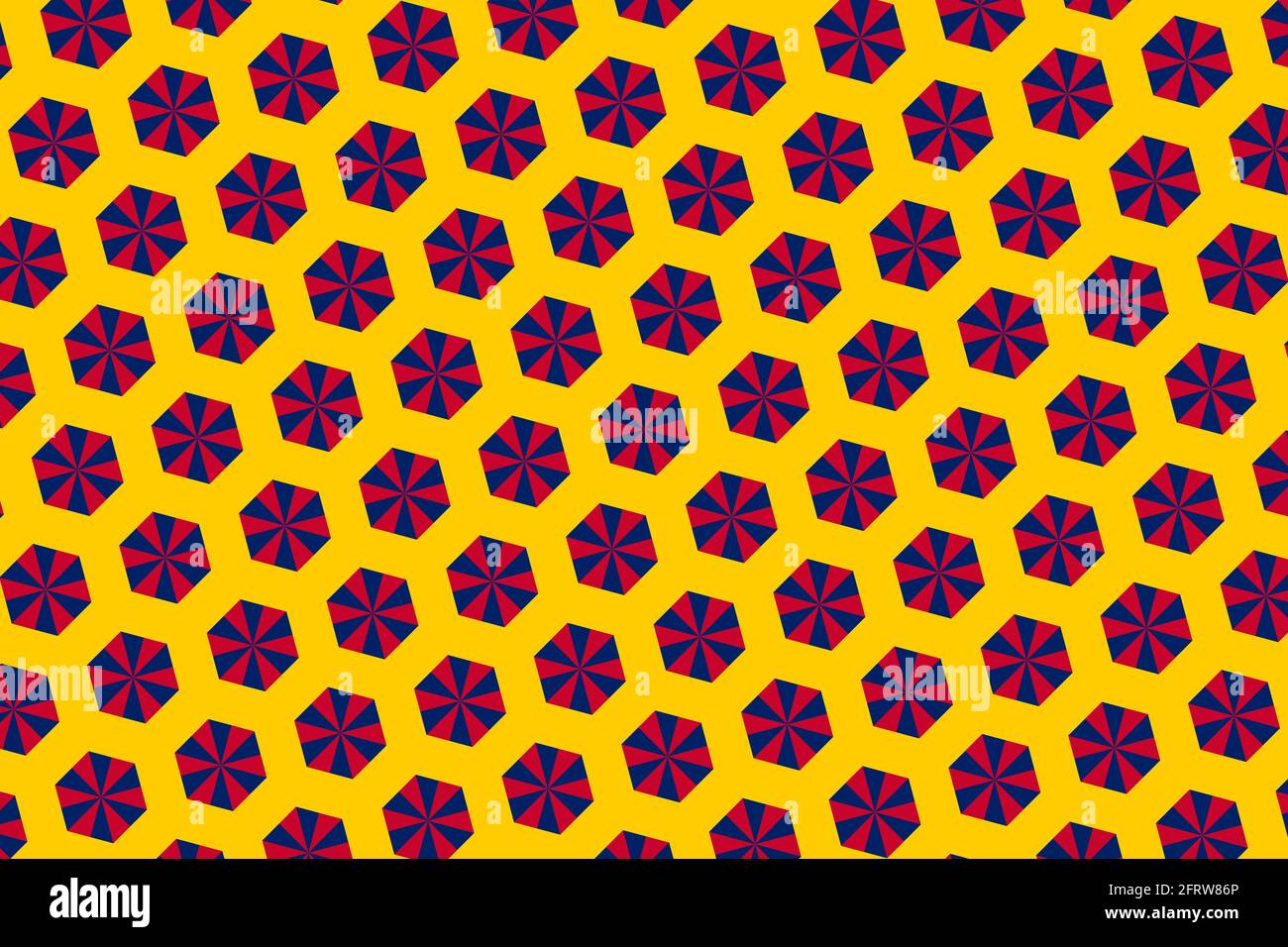 Simple geometric pattern in the colors of the national flag of Chad ...