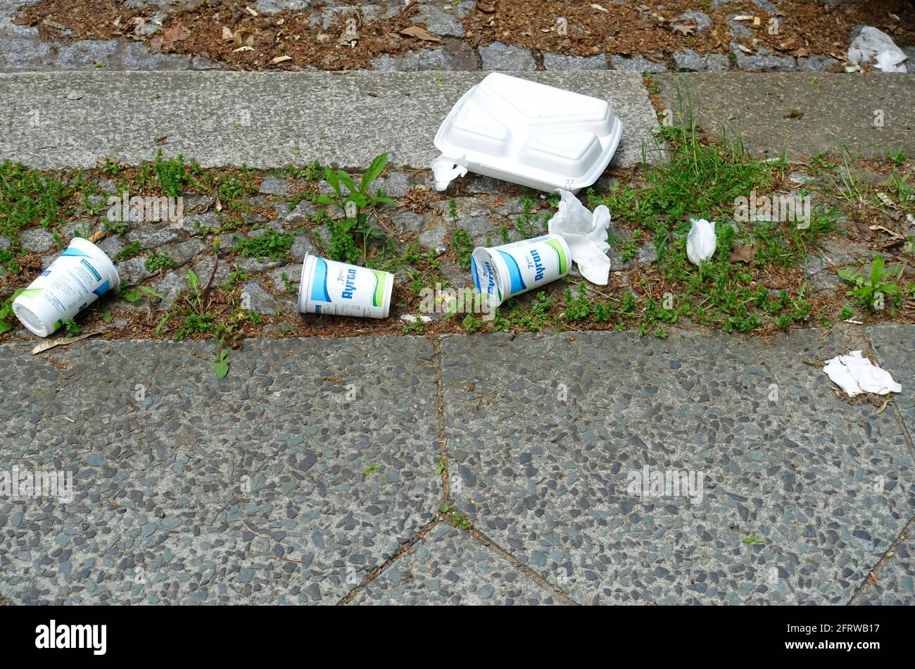 Street waste in Berlin Stock Photo - Alamy
