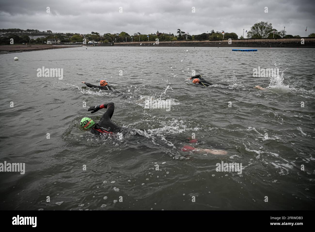 Clevedon marine lake, somerset hi-res stock photography and images - Alamy
