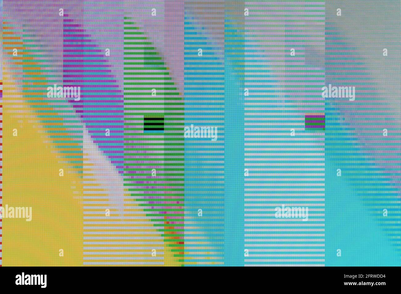 Abstract background, pattern of a digital glitch Stock Photo - Alamy