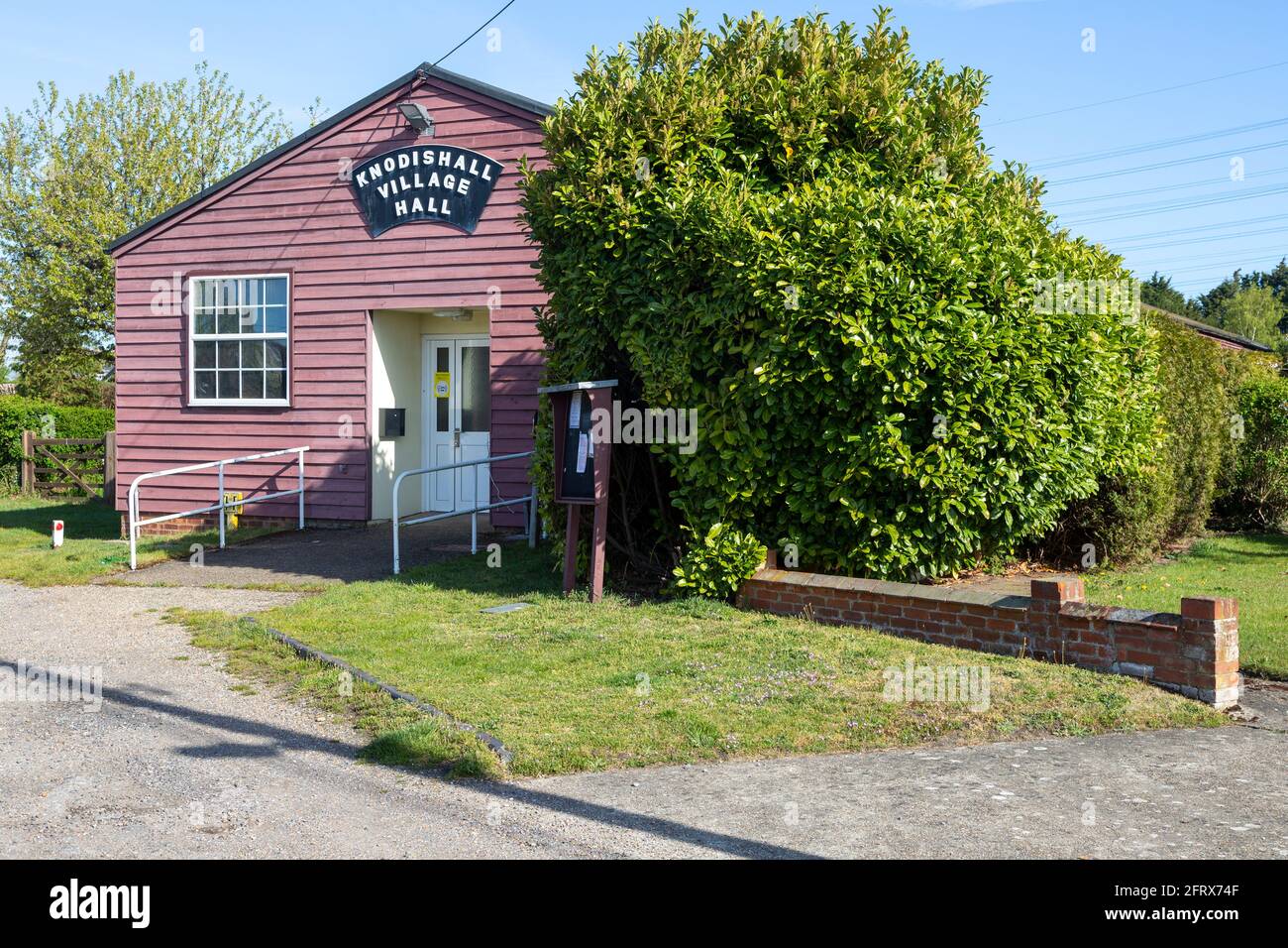 Village Hall building, Knodishall, Suffolk, England, UK Stock Photo - Alamy