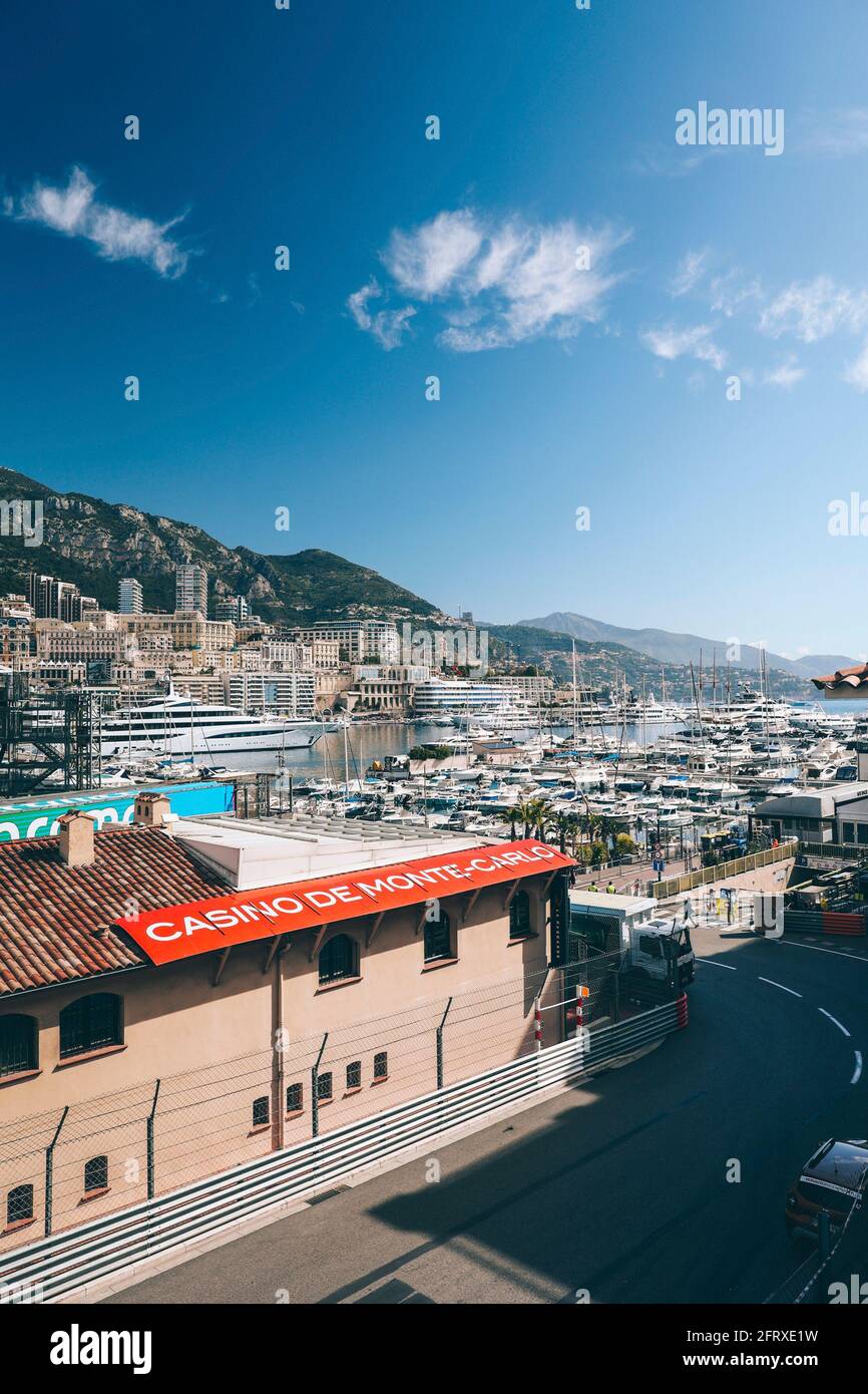 General view of the harbor, F1 Grand Prix of Monaco at Circuit de ...