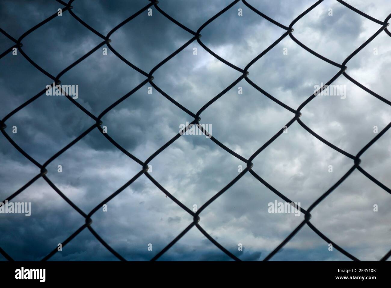 metal fence grid pattern Stock Photo - Alamy