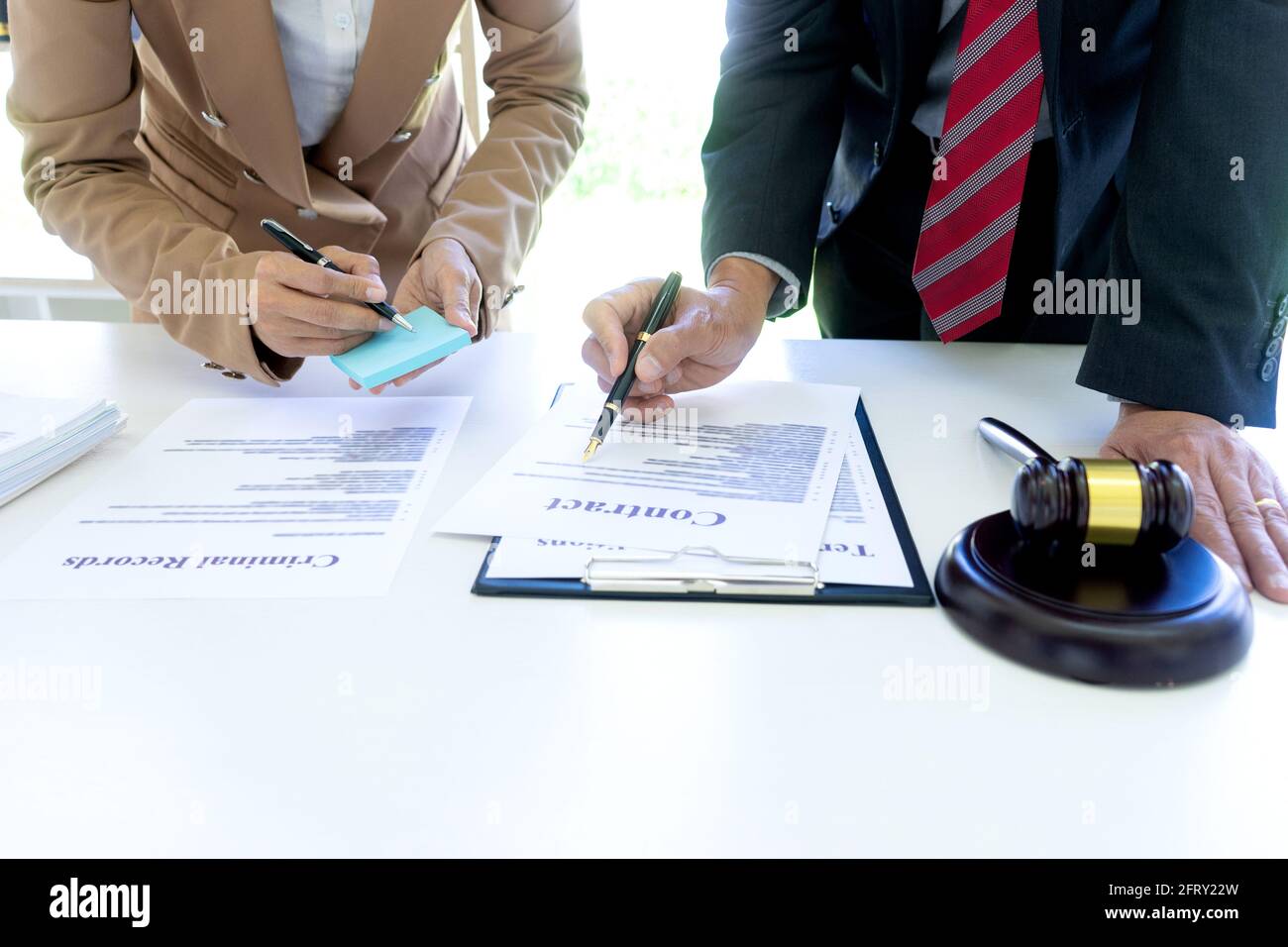 Attorney Talking To Client High Resolution Stock Photography and Images ...