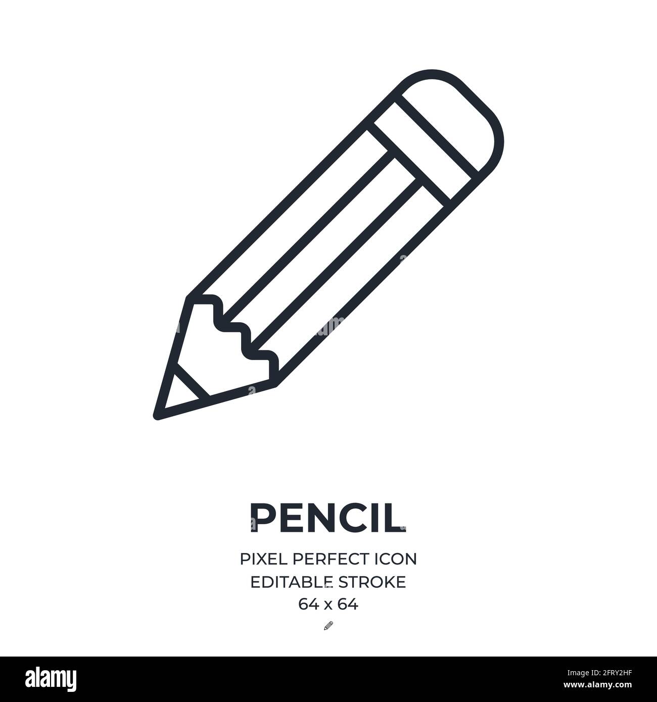 Pencil Vector Outline