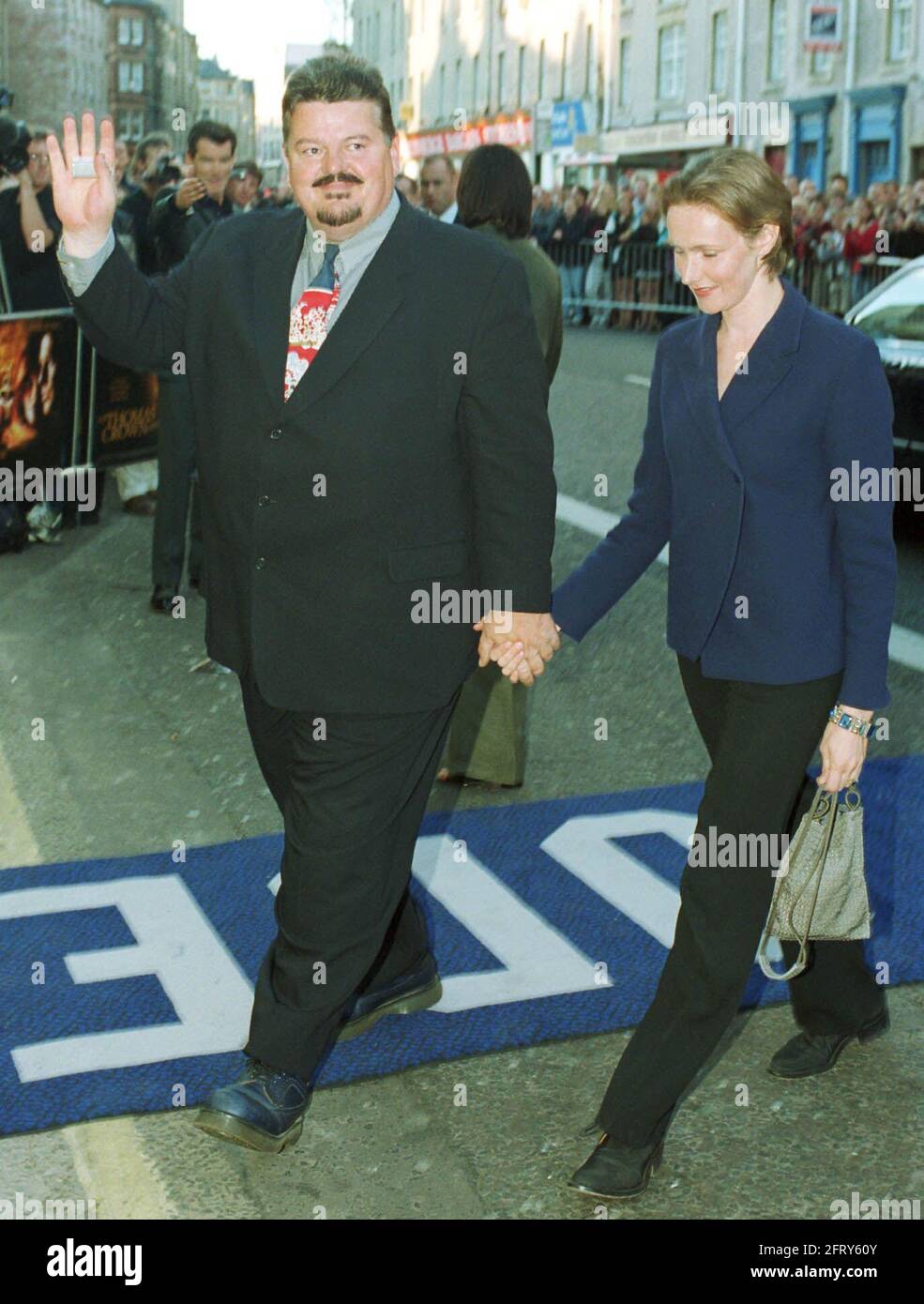 The premiere of the film The Thomas Crown Affair at the Odeon Cinema ...