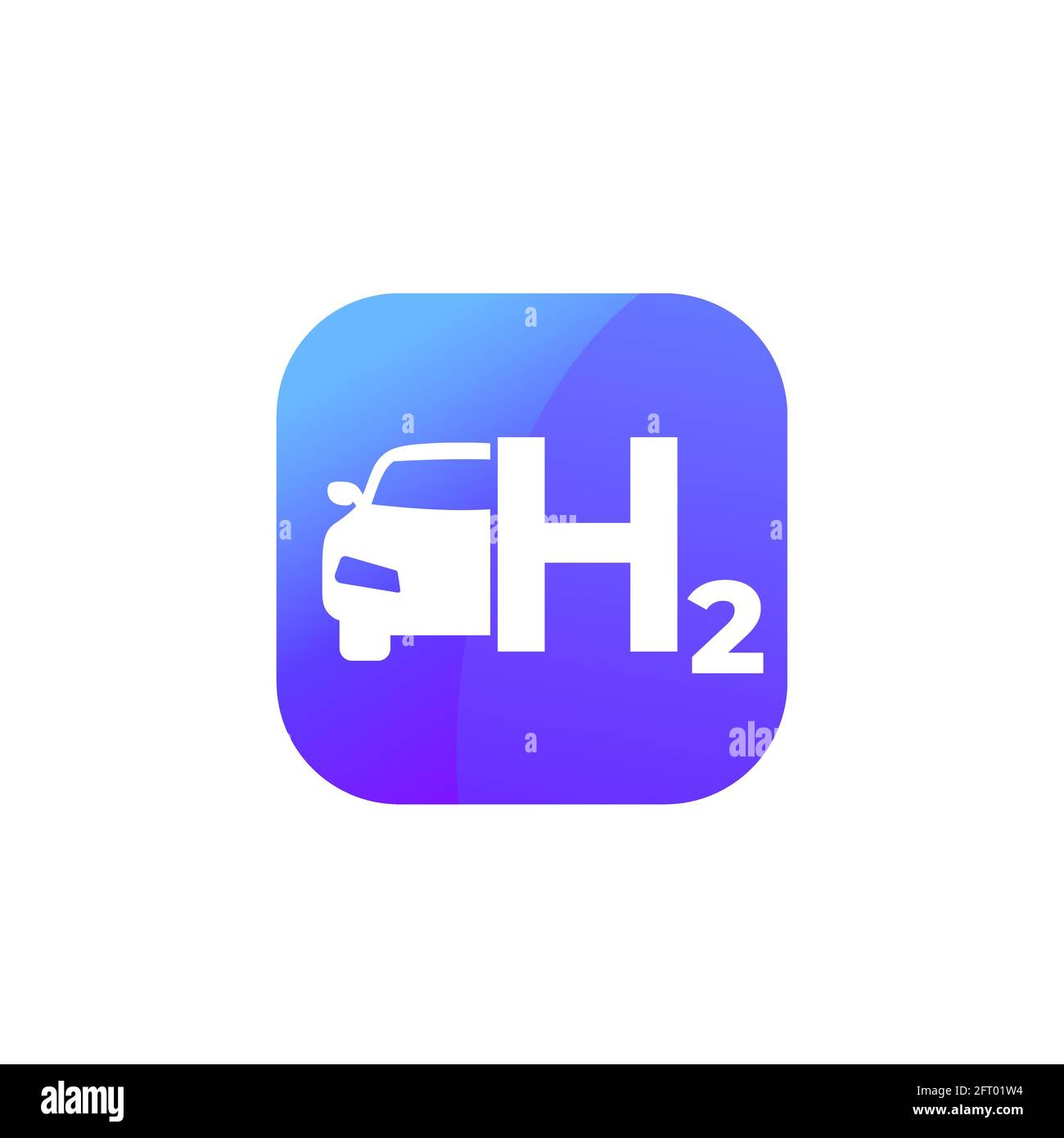 hydrogen car, clean transport icon, vector design Stock Vector Image ...