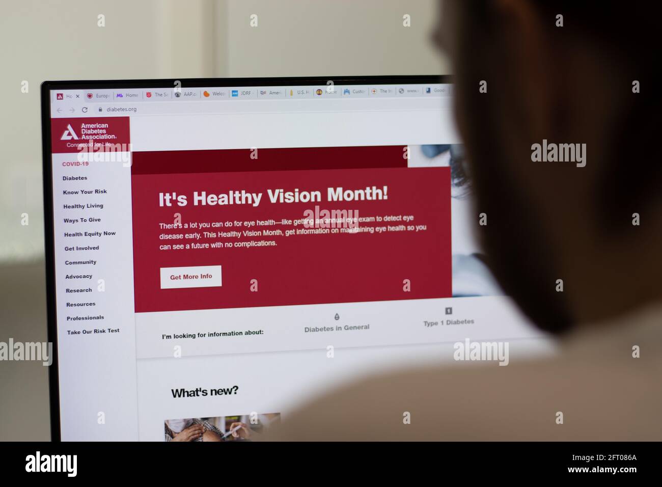 New York, USA - 1 May 2021: American Diabetes Association ADA company ...