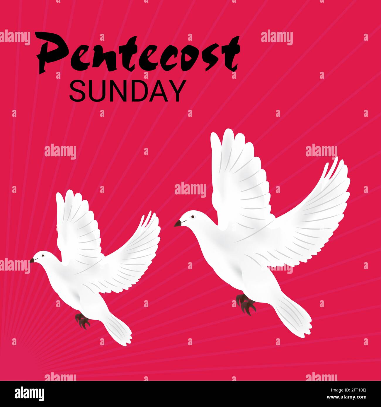 Happy pentecost day cross dove hi-res stock photography and images - Alamy