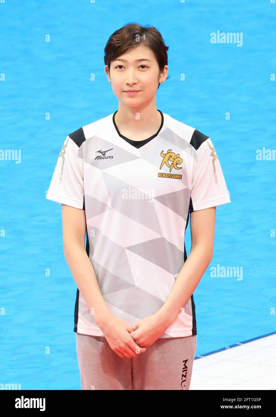Tokyo, Japan. 24th Oct, 2020. Japanese female swimmer Rikako Ikee poses ...