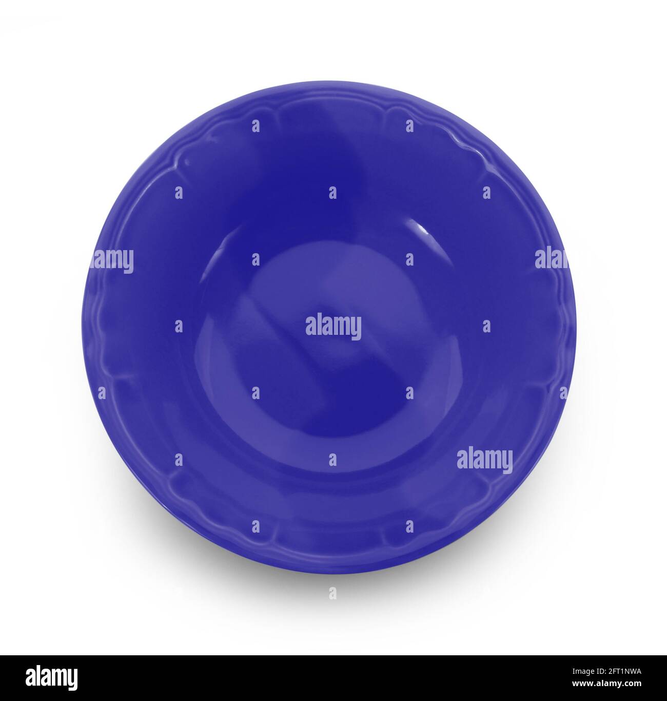 topview color bowl on white background Stock Photo - Alamy