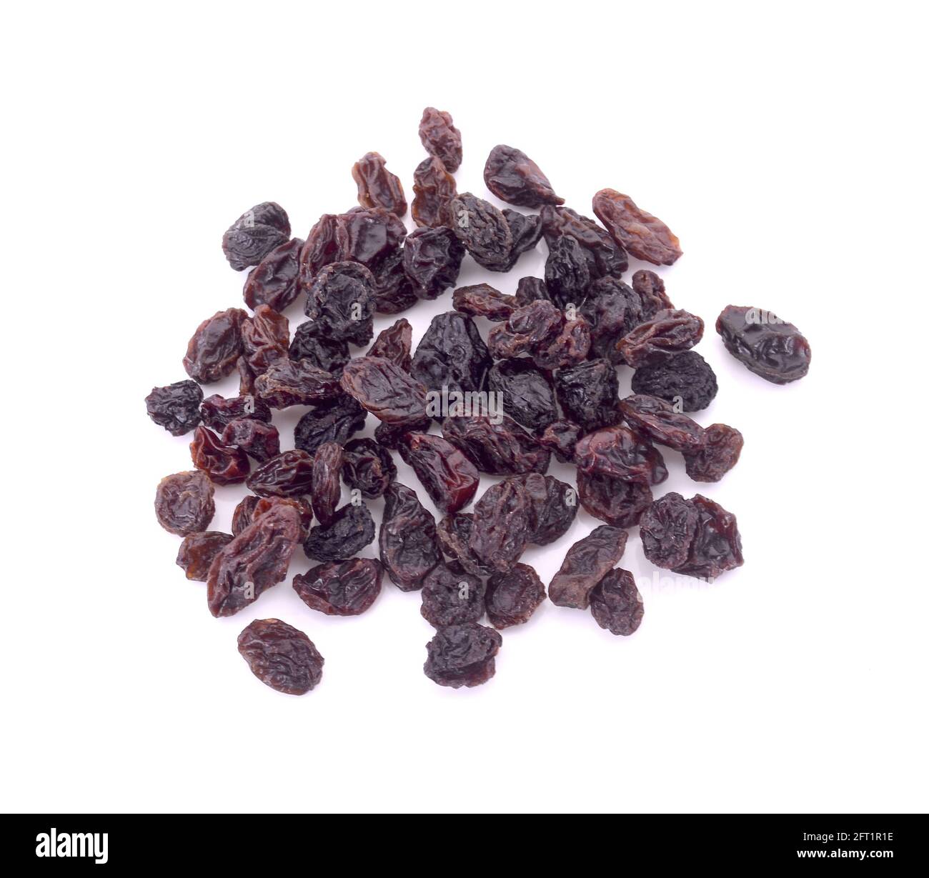Raisins isolated on white background Stock Photo - Alamy