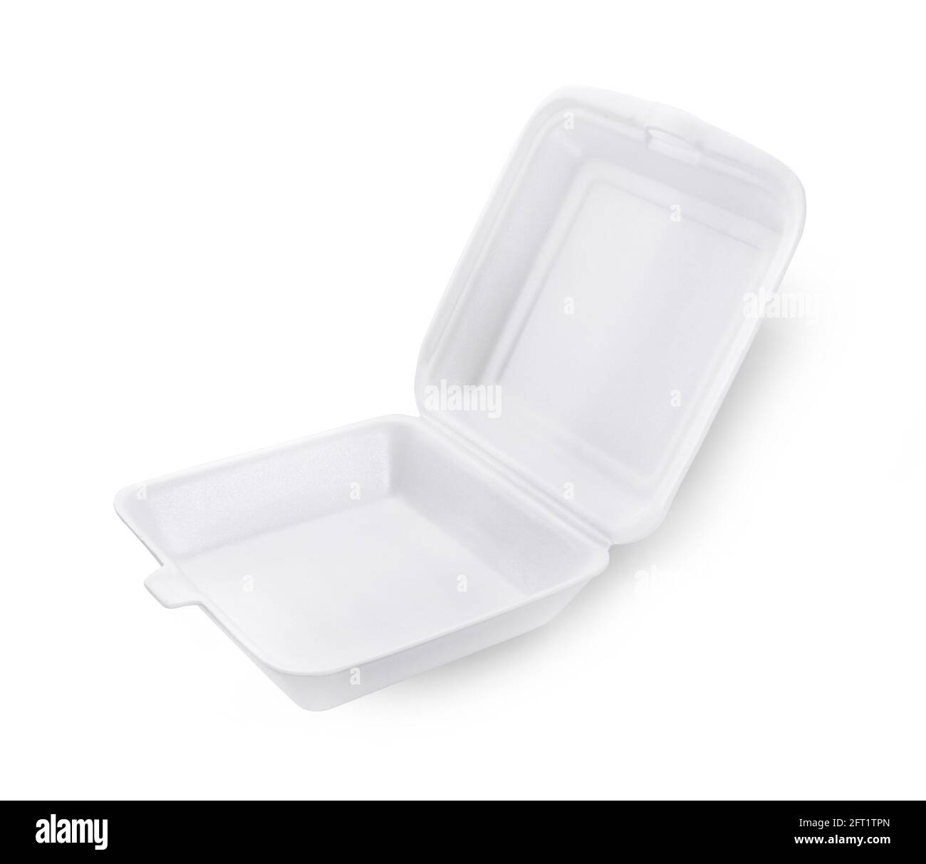 white Foam box isolated on white background Stock Photo - Alamy