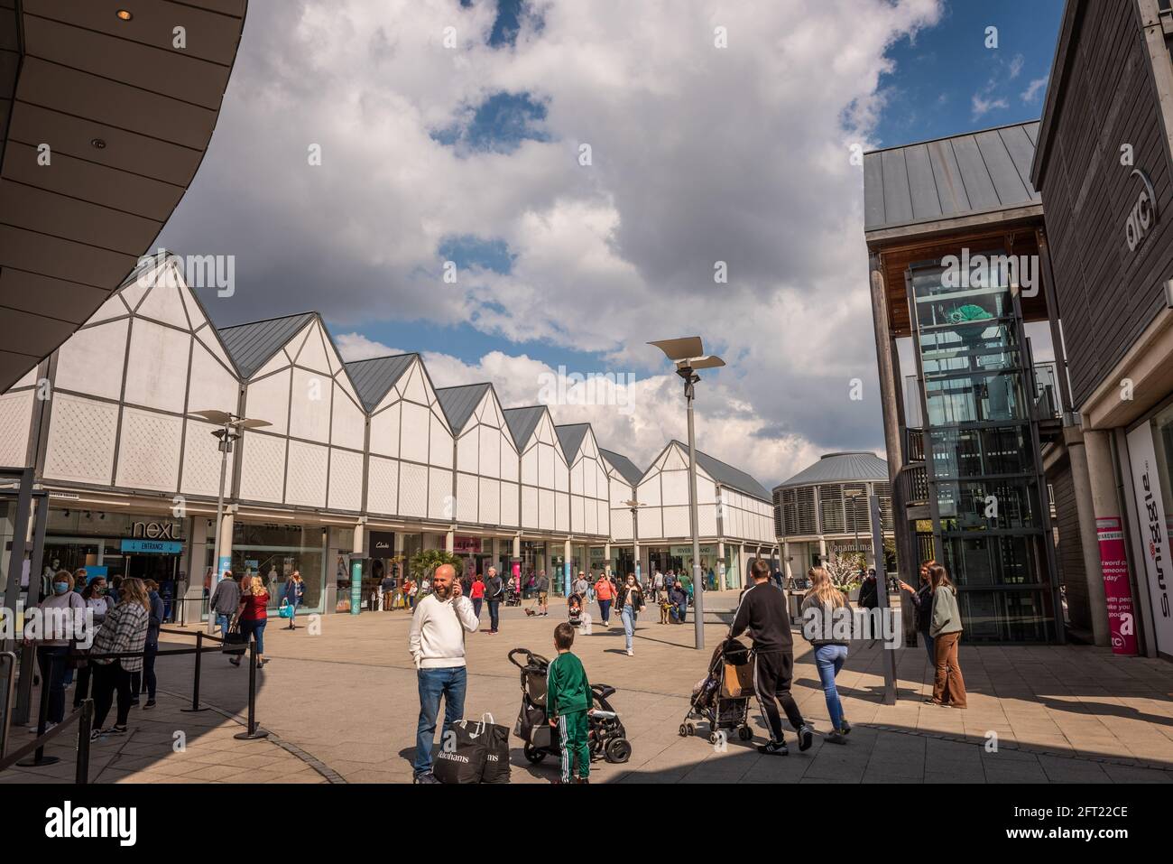 ARC shopping centre by Hopkins Architects in Bury St Edmunds, Suffolk ...