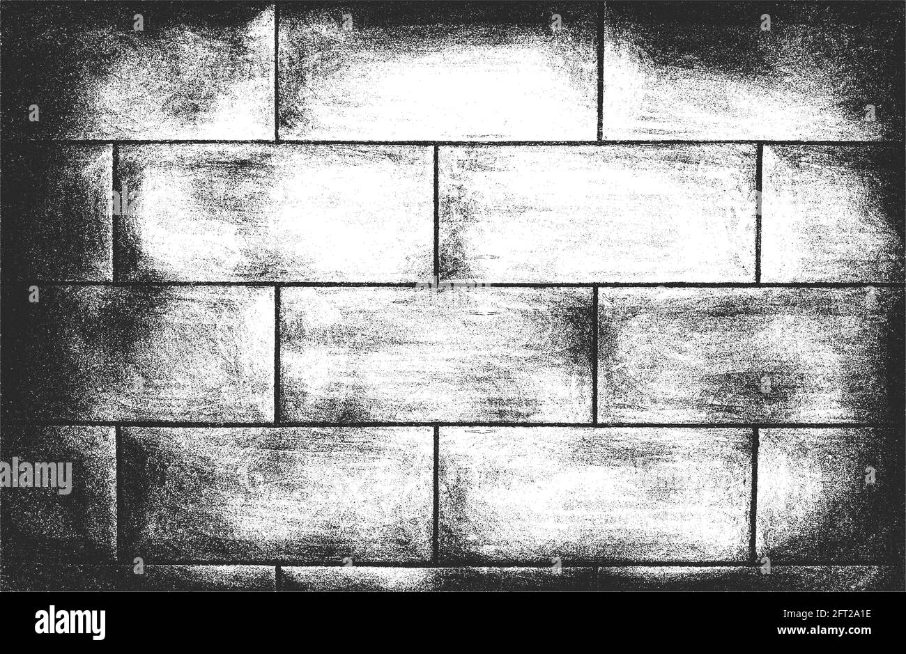 Distressed overlay texture of old brick wall, grunge background ...