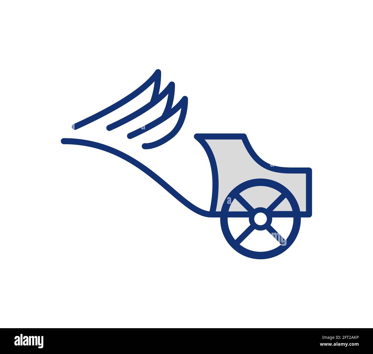 A chariot with wings. Symbol, icon Stock Vector Image & Art - Alamy