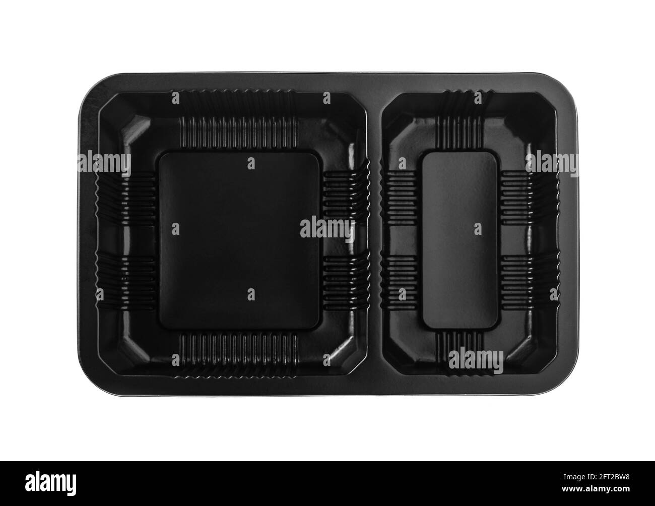 plastic empty plate on white background Stock Photo - Alamy