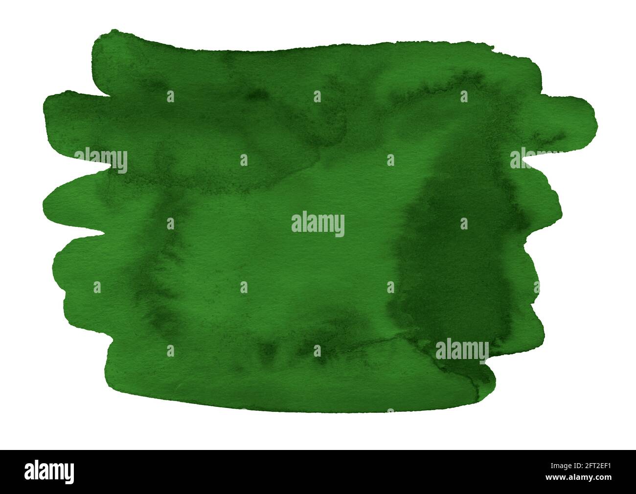 Beautiful green watercolor stain. Template for creativity Stock Photo ...