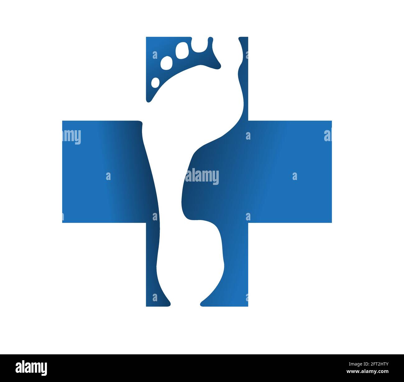 Black white water cross Cut Out Stock Images & Pictures - Alamy