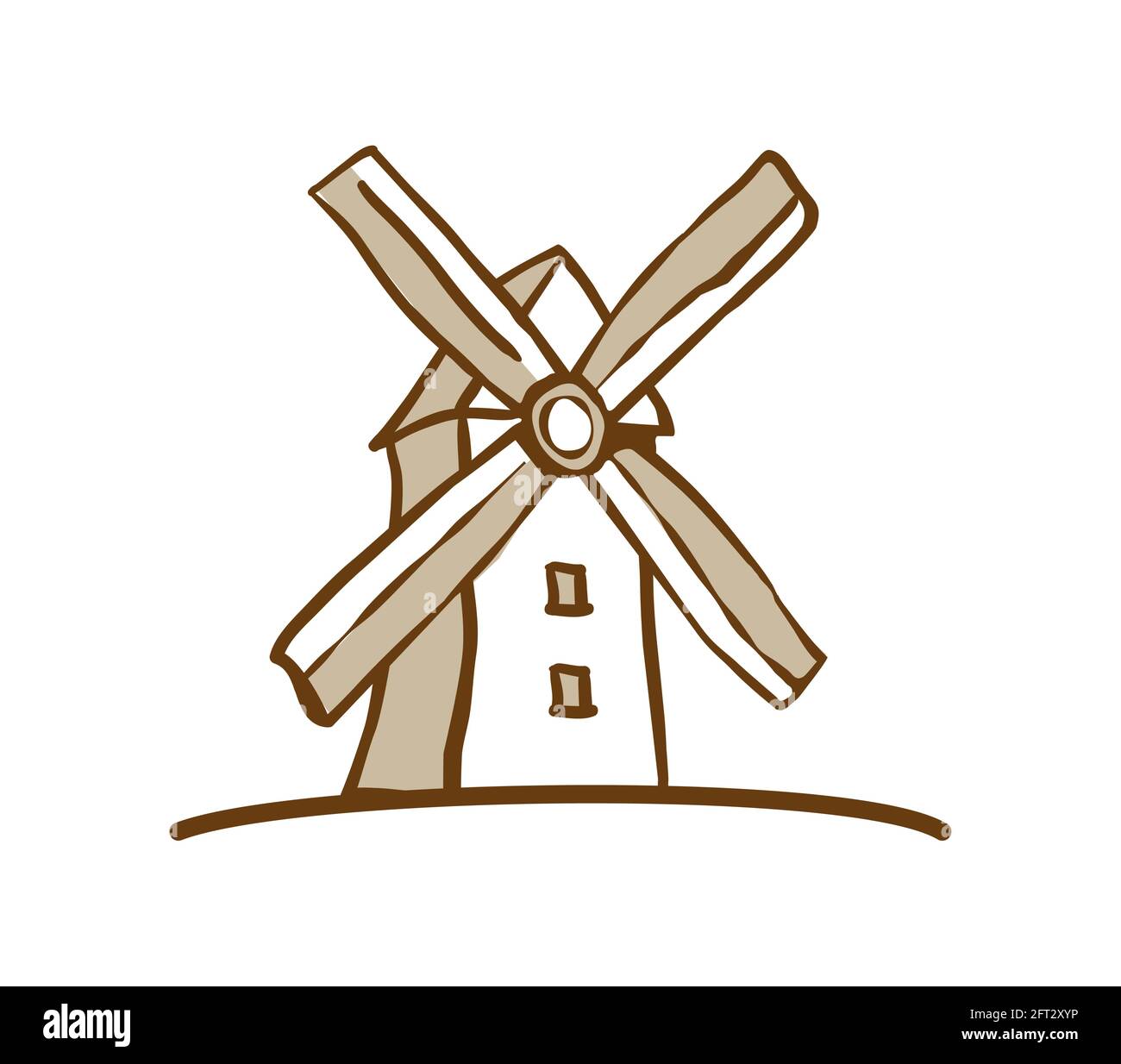 Old industry building in Stock Vector Images - Alamy