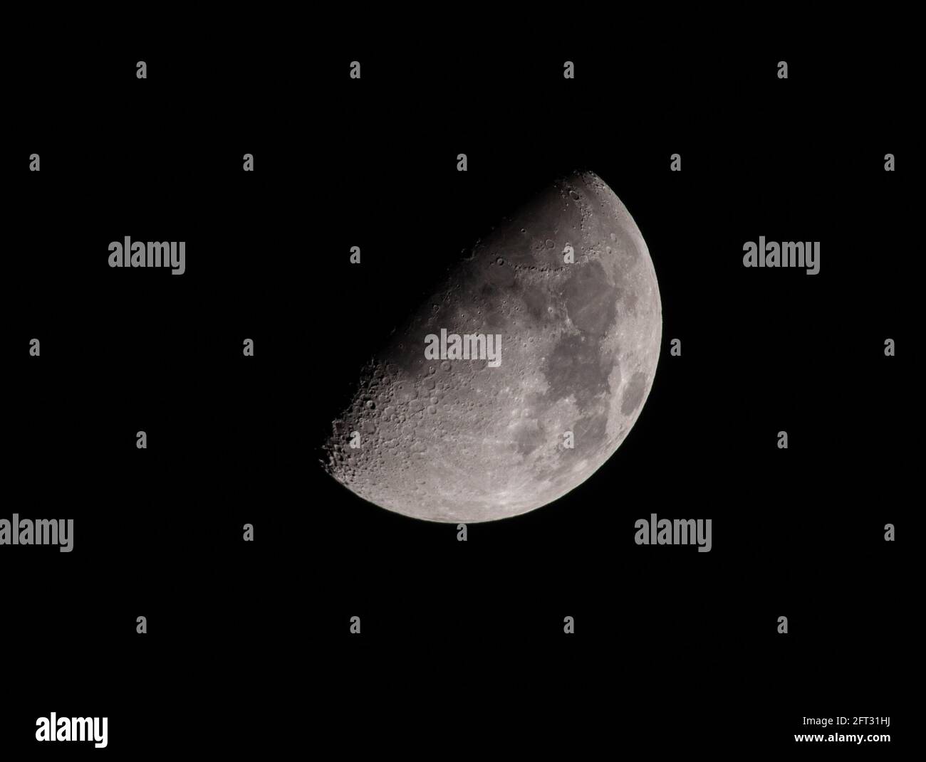 Waxing gibbous moon phase may hi-res stock photography and images - Alamy