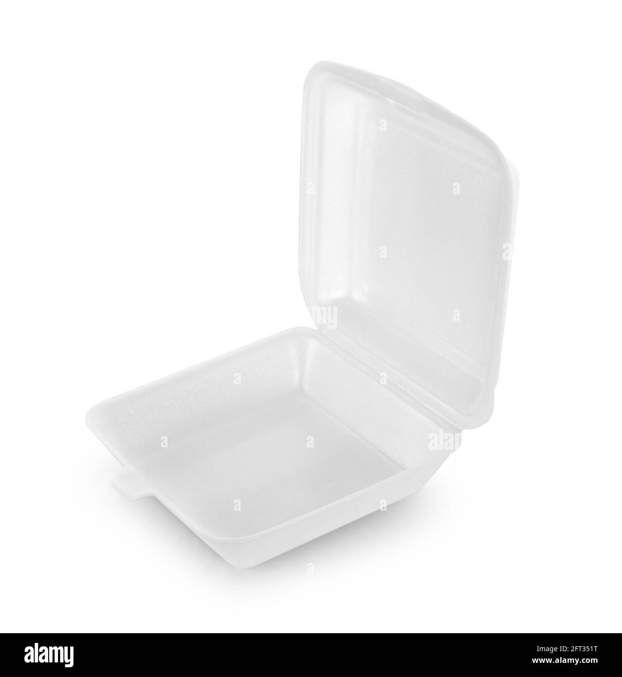 Foam box isolated on white background Stock Photo - Alamy