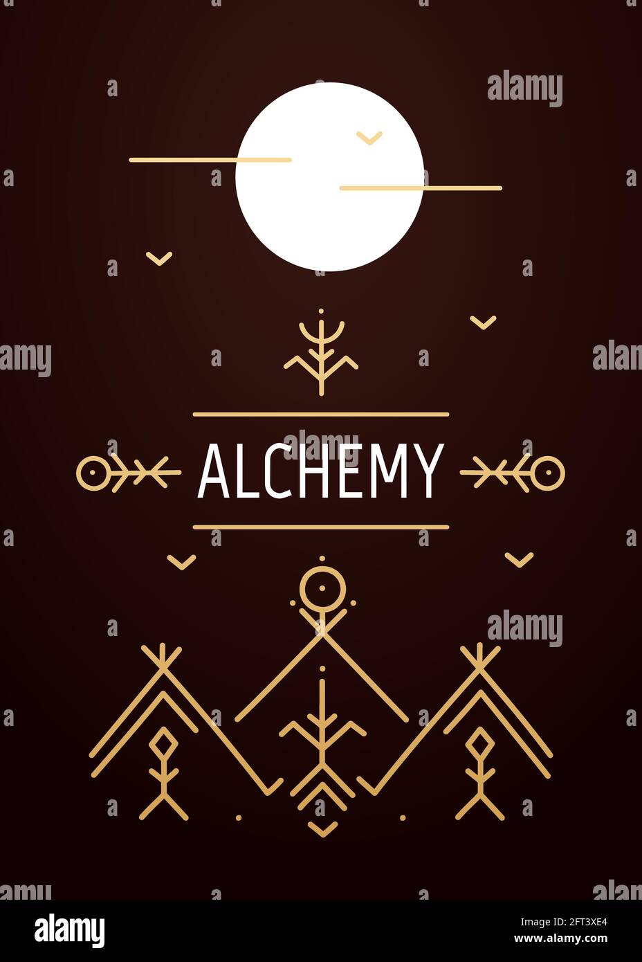 Abstract sacred poster Stock Vector Image & Art - Alamy