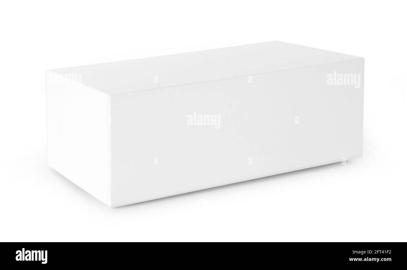 white box on white background Stock Photo - Alamy