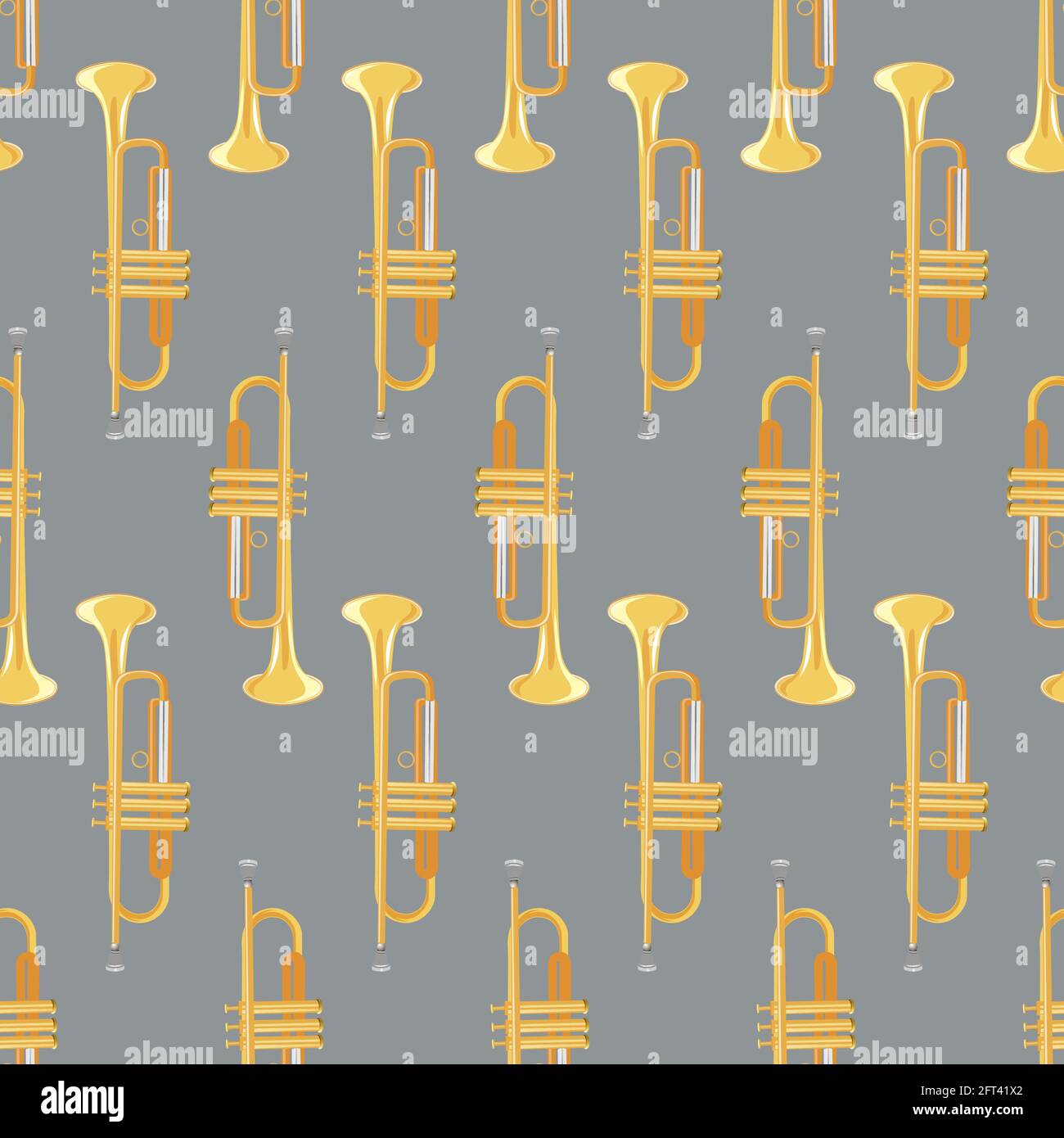 Metal musical instruments Stock Vector Images - Alamy