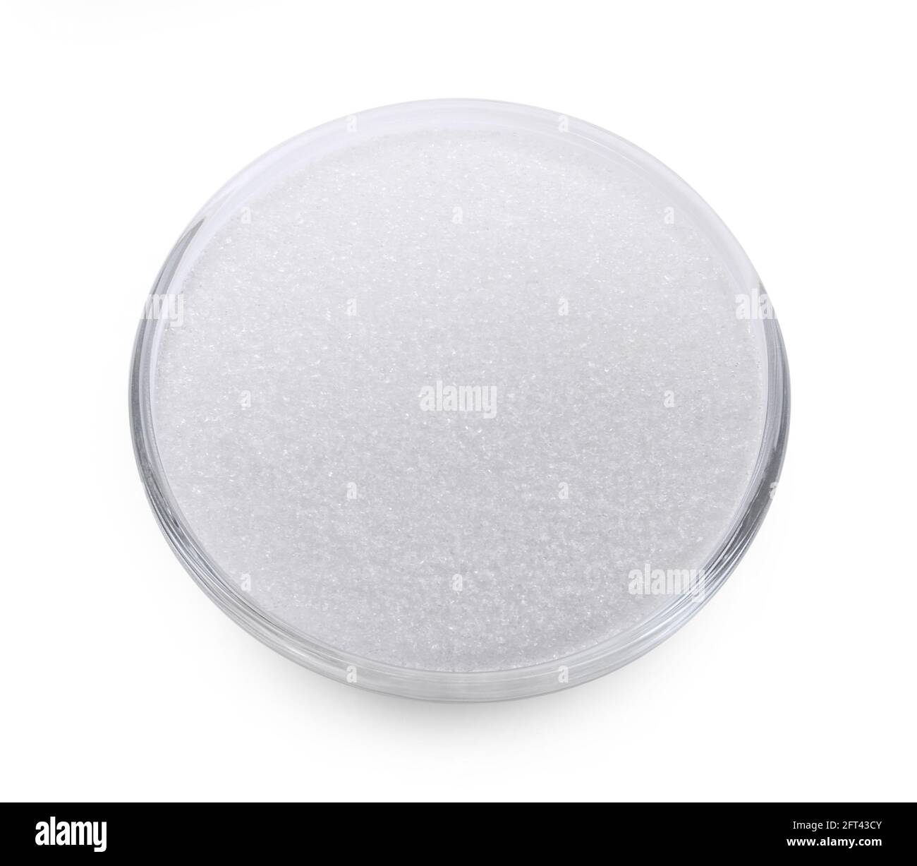 white sugar isolated on white background Stock Photo - Alamy