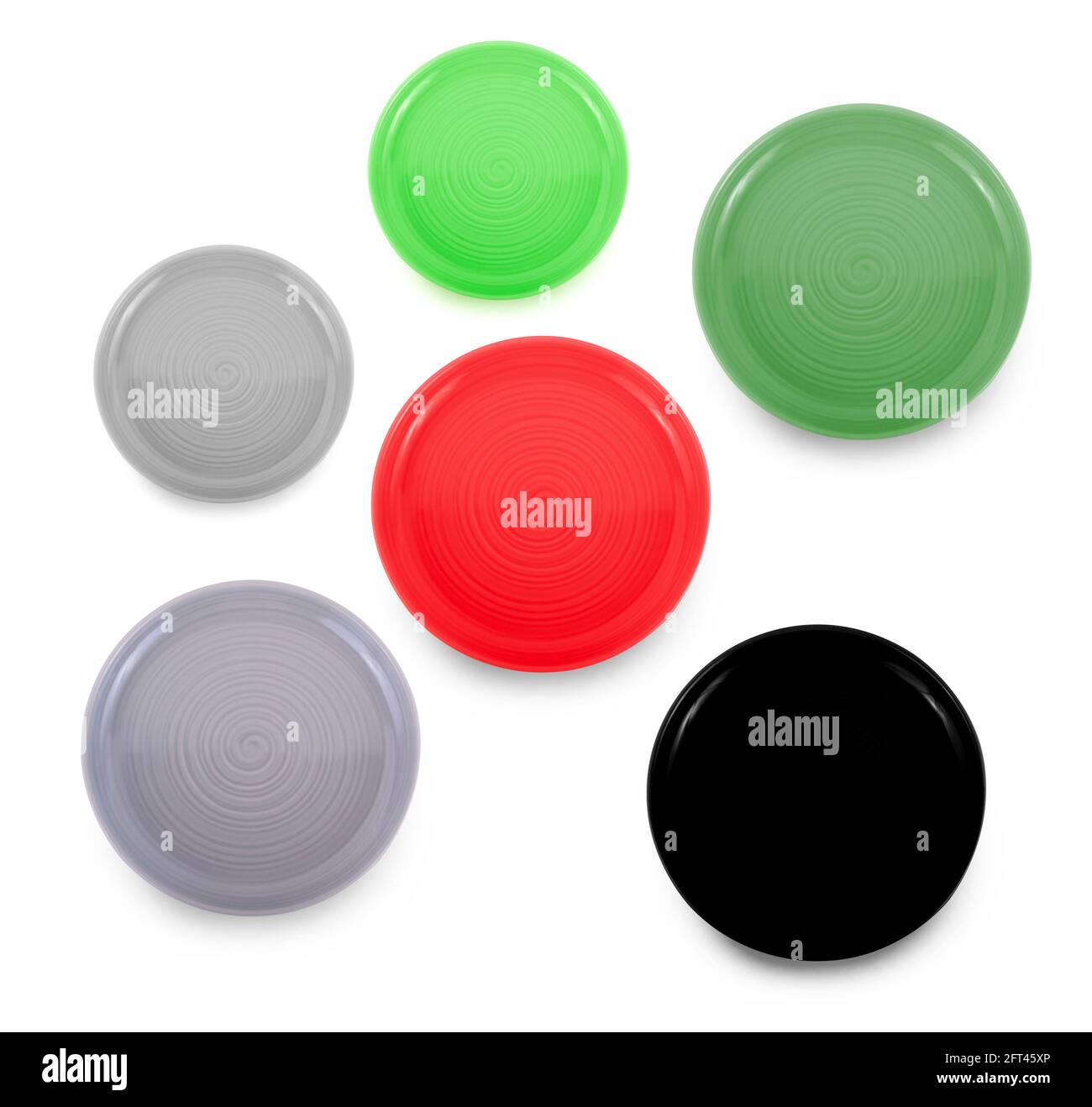 Collection plate color on Cut Out Stock Images & Pictures - Alamy