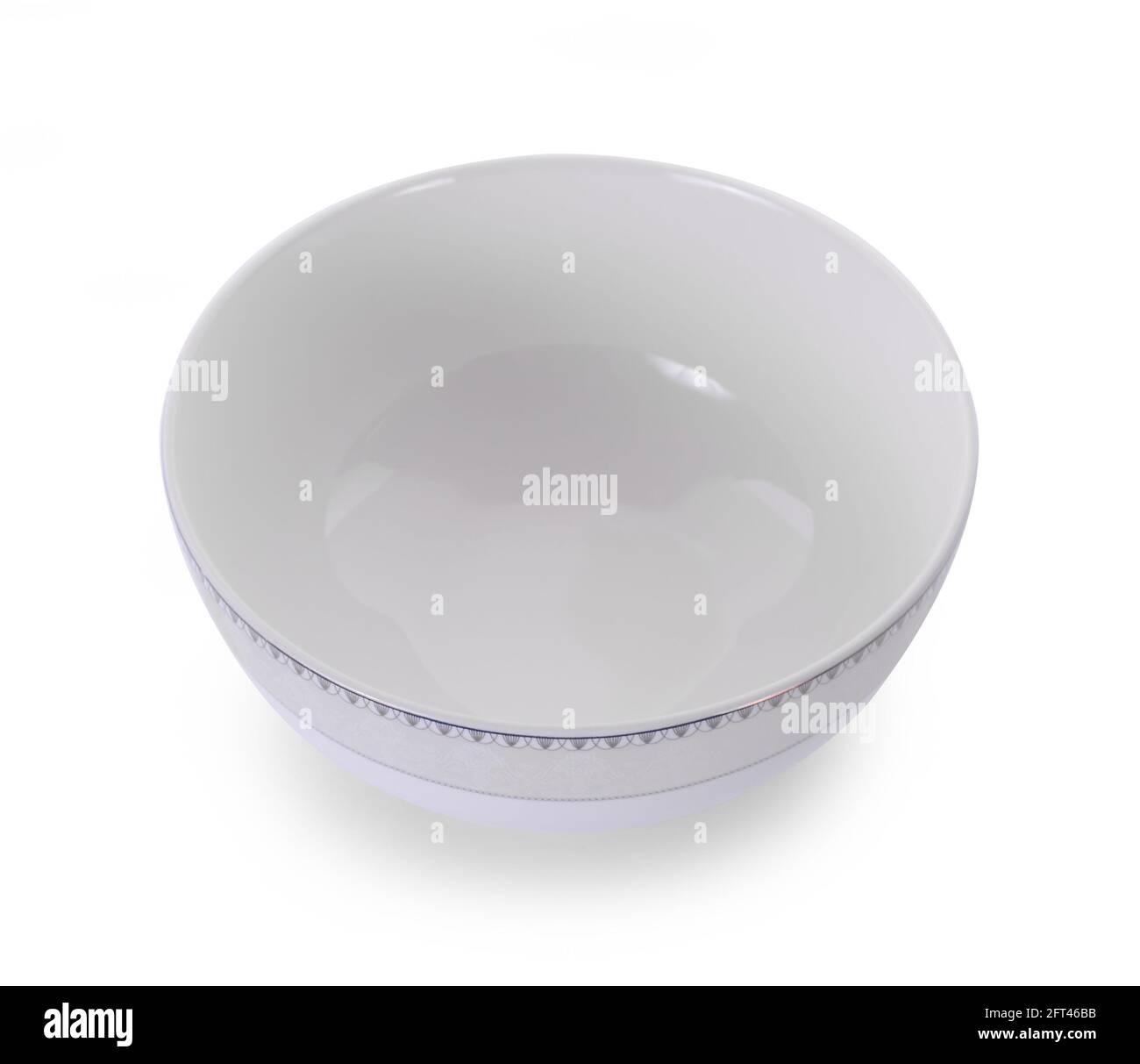 empty bowl isolated on white background Stock Photo - Alamy