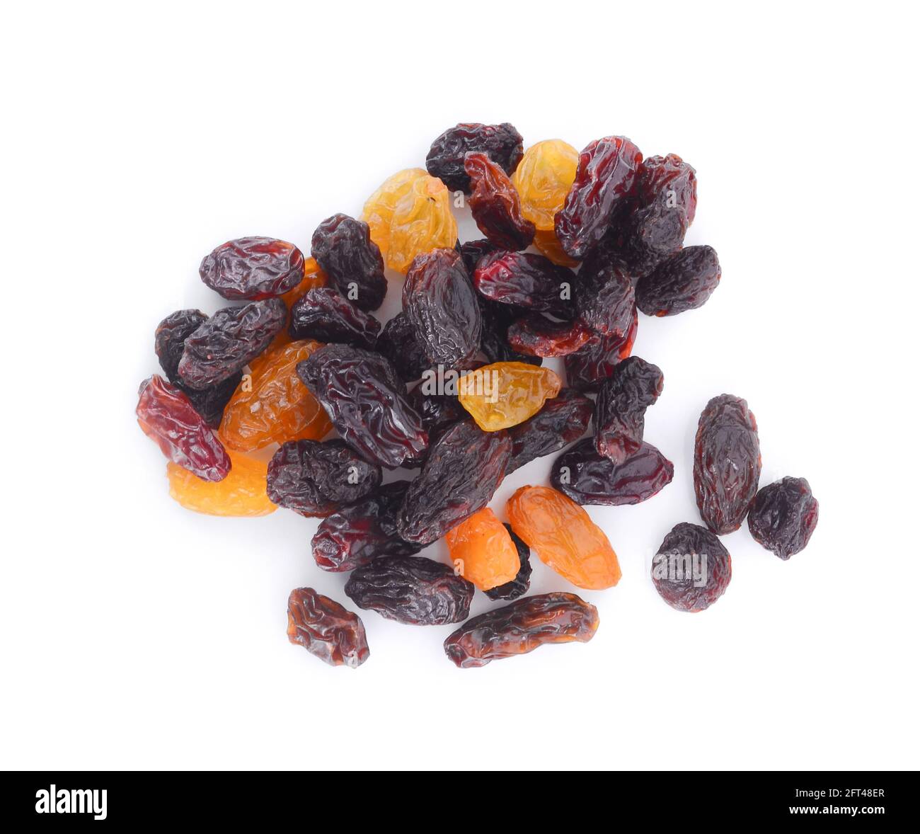 color Raisins isolated on white background Stock Photo - Alamy