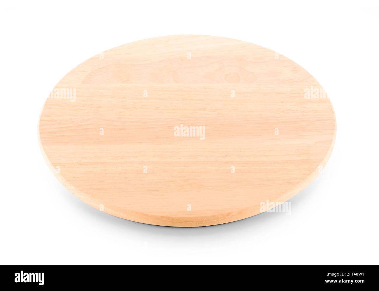 wood plate isolated on white background Stock Photo - Alamy