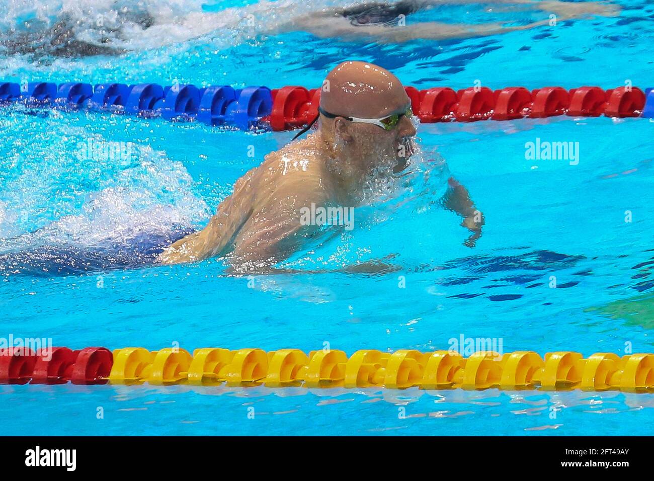 Matti Mattsson of Finlande 200 M Breaststroke Final during the 2021 LEN ...