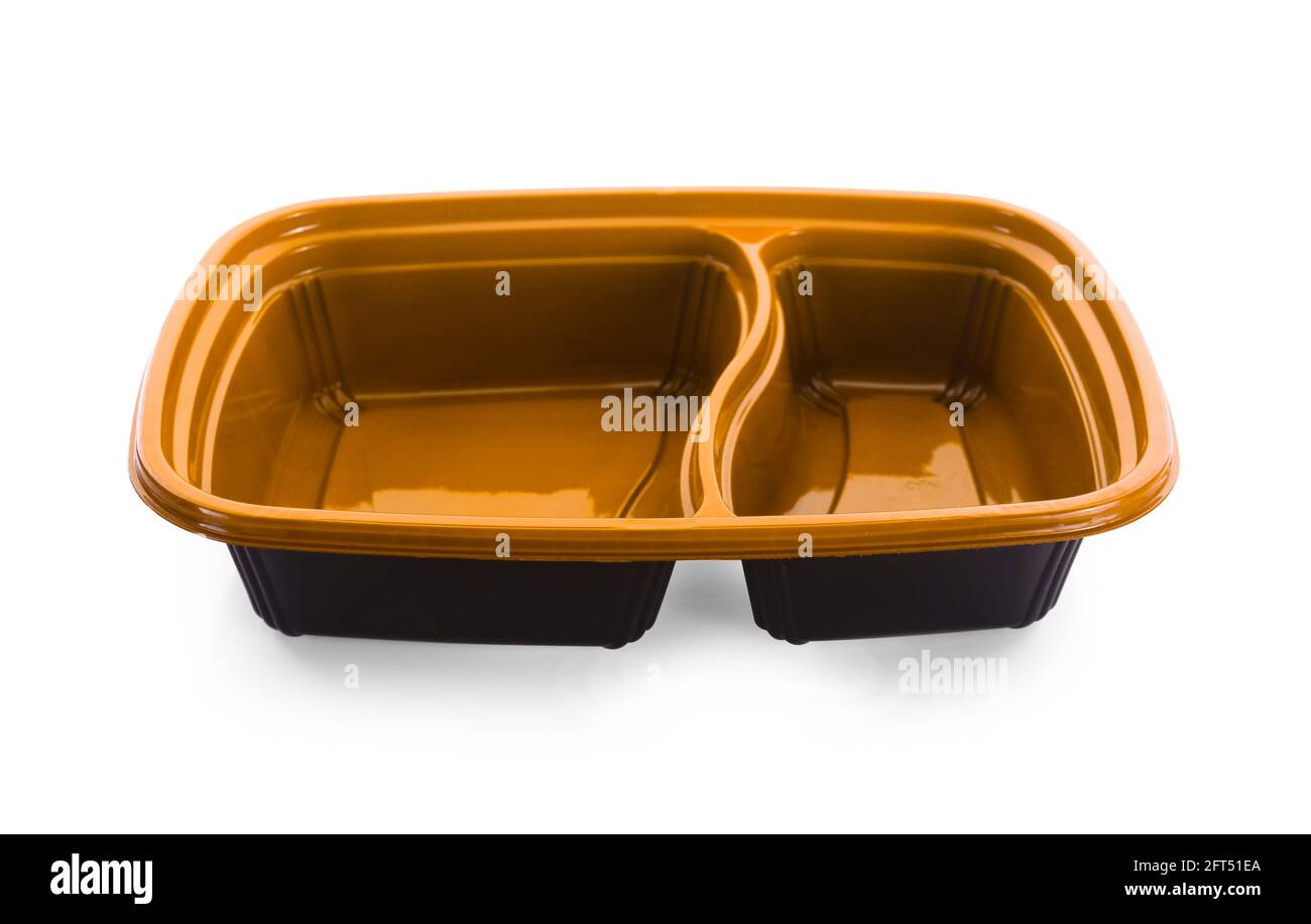 plastic empty bowl on white background Stock Photo - Alamy