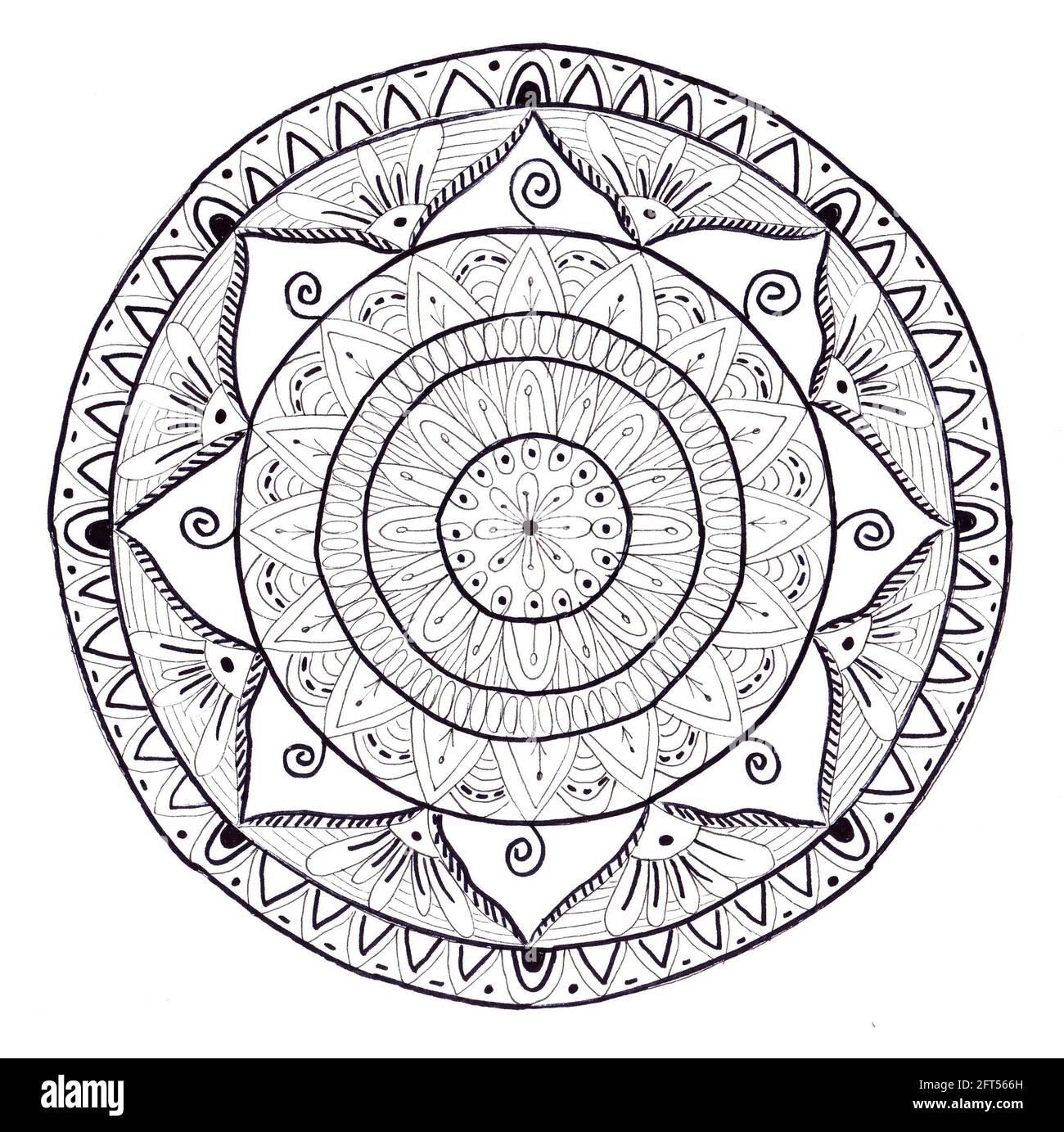 Sacred space sacred mandala Cut Out Stock Images & Pictures - Alamy