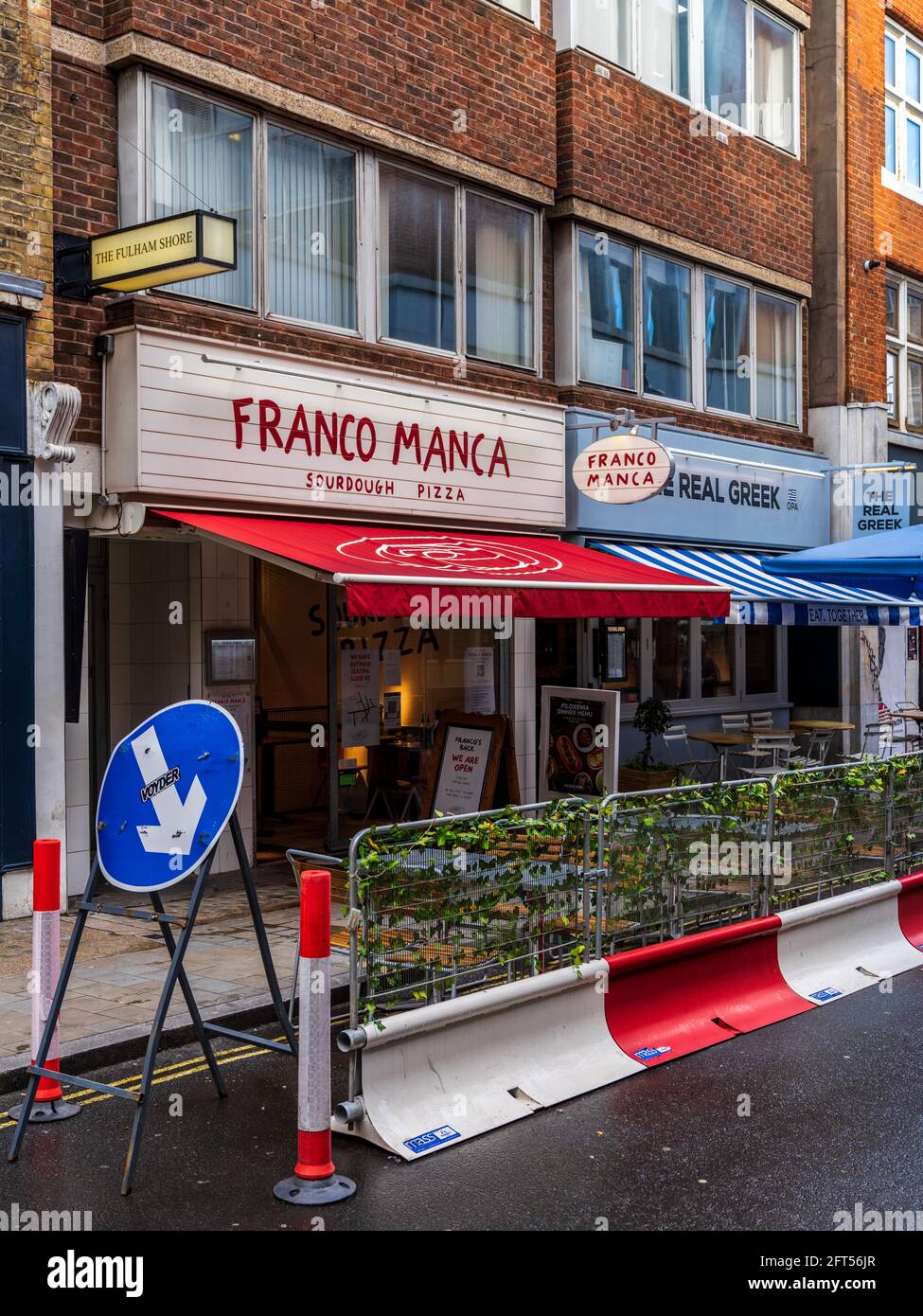 The Fulham Shore Plc on Berwick Street, Soho, London. The Fulham Shore ...
